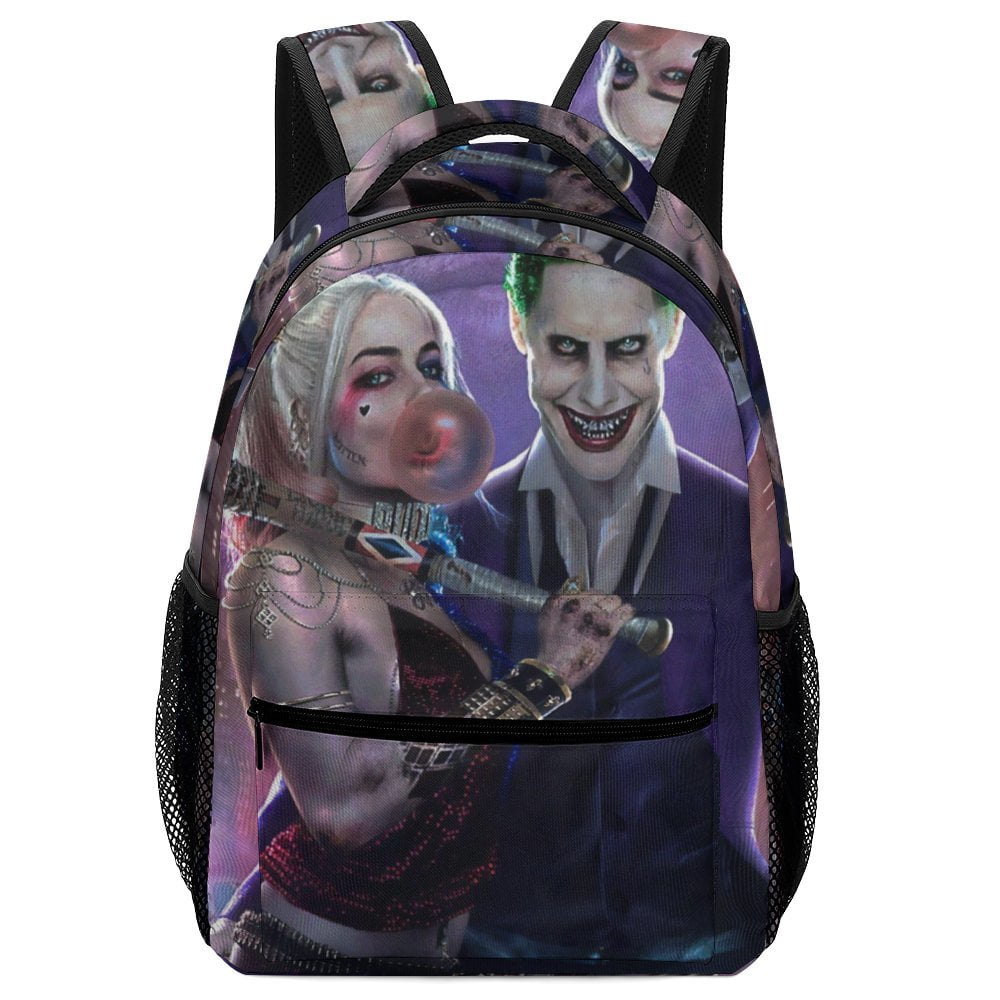 Kids Harley Quinn Backpacks School Bag Bookbag Casual Daypack Backpacks ...