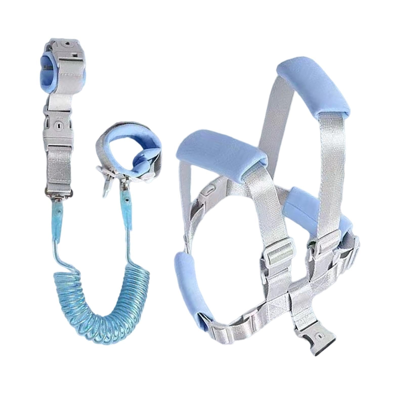 Kids Harness with Leash, Glow in the Dark, 3 in 1 Safety Harness, Wrist ...