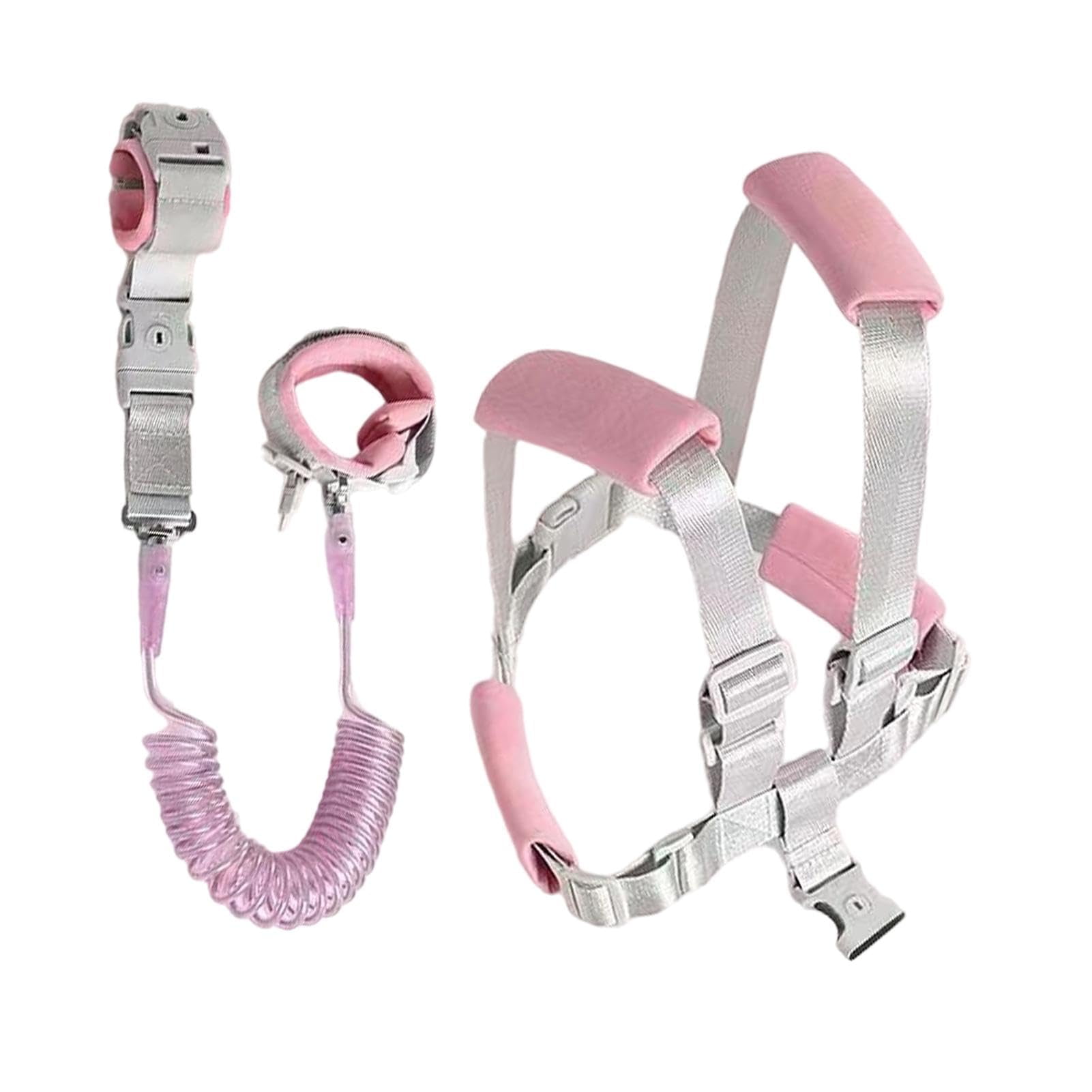 Kids Harness with Leash, Glow in the Dark, 3 in 1 Safety Harness, Wrist ...