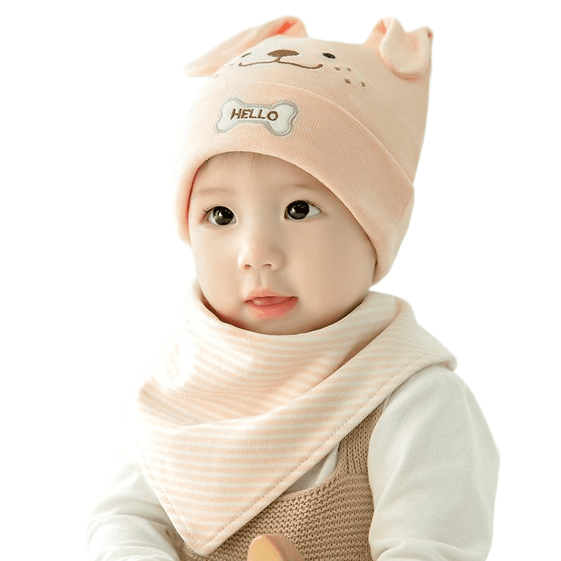 Kids Hat Cute Puppy Pullover Hat Cotton Set Single Hat for Boy and Girl ...