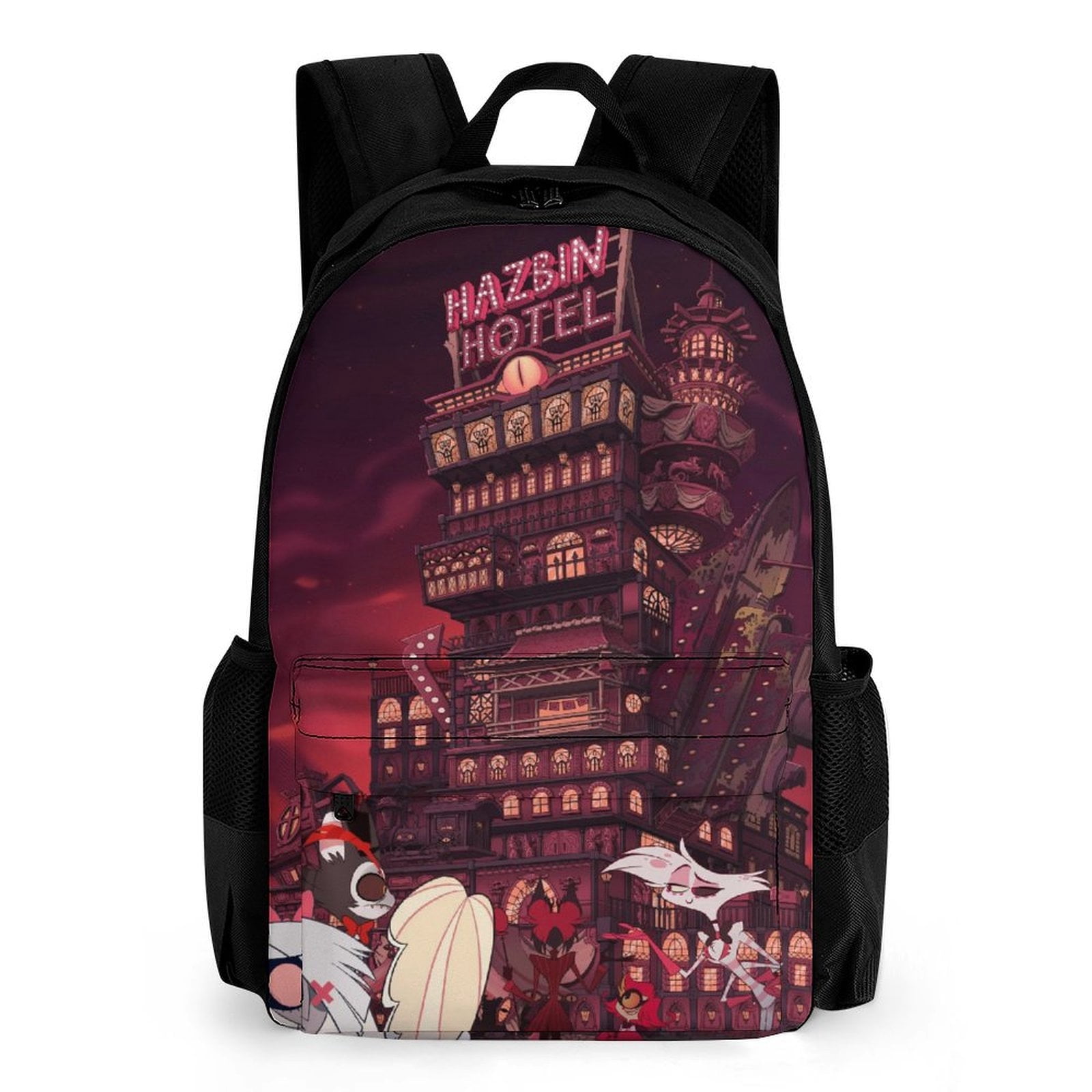 Hazbin Hotel Backpacks Bookbag Casual Daypack Backpacks for Travel ...
