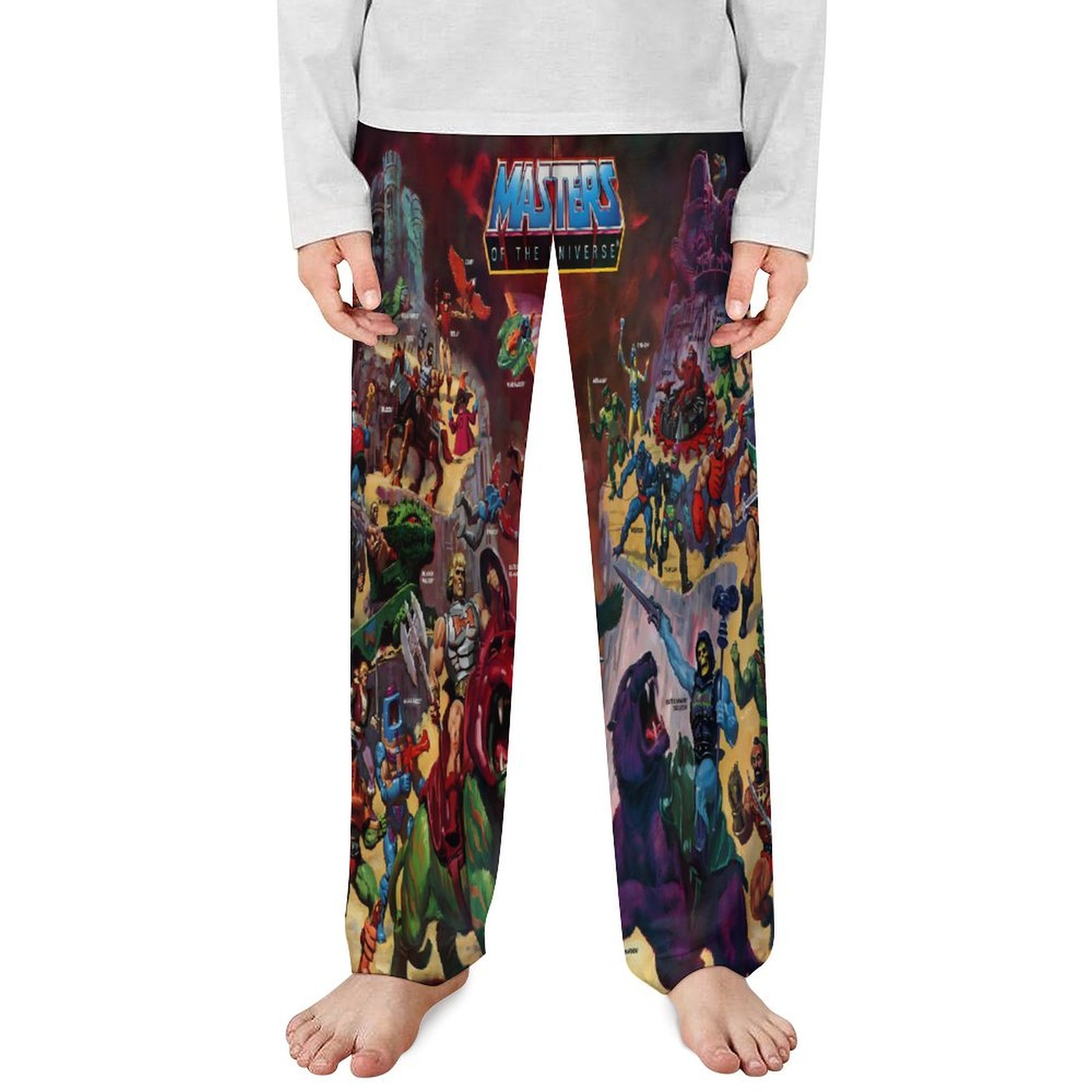 Kids He Man Mas-ters Universe Pajama Pants Cartoon Long Pj Pants Cute ...
