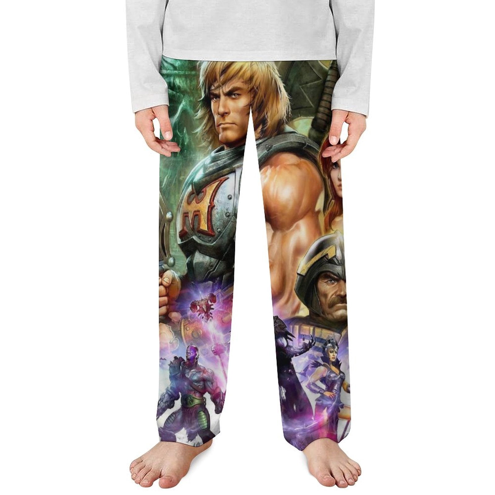 Kids He Man Mas-ters Universe Pajama Pants Cartoon Long Pj Pants Cute ...