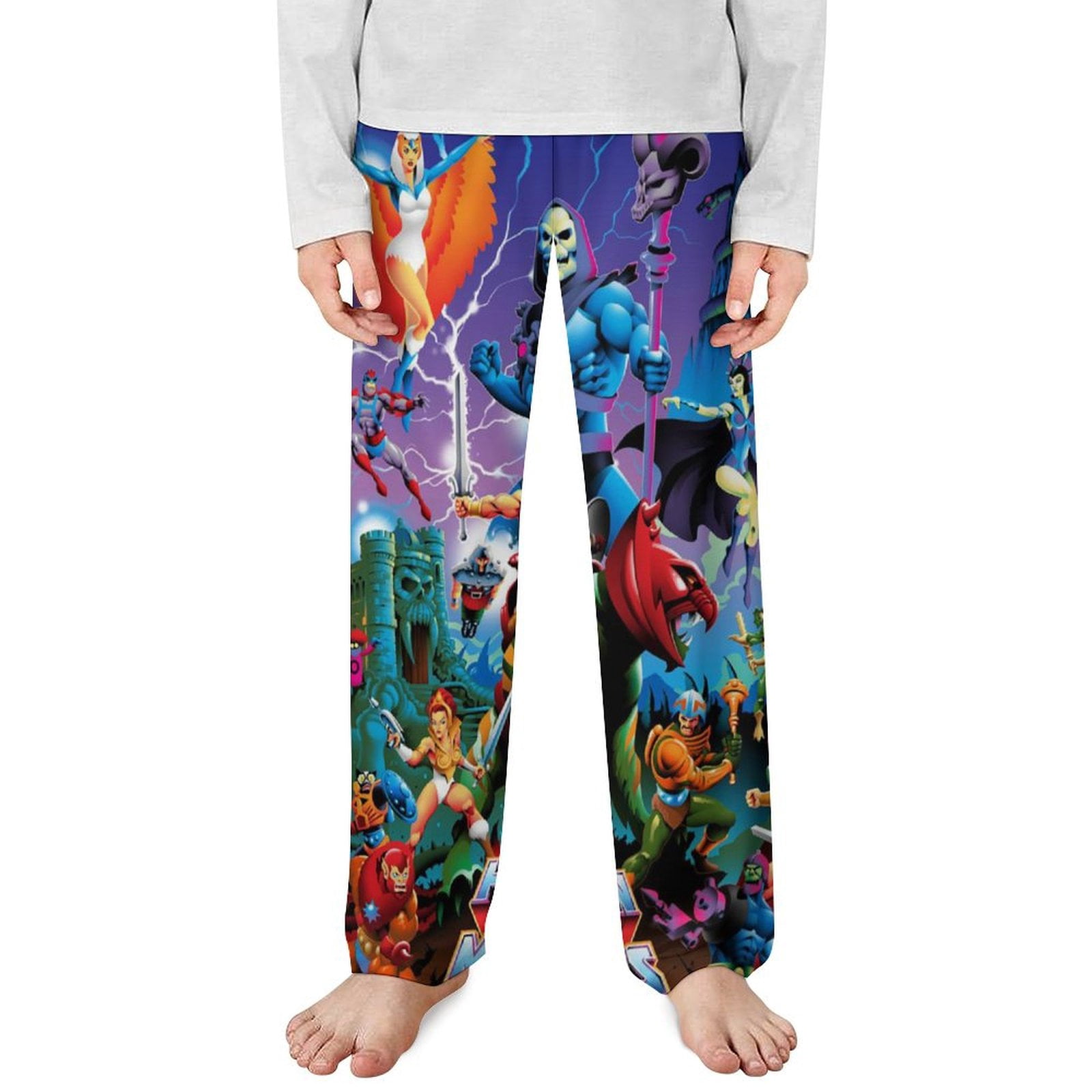 Kids He Man Mas-ters Universe Pajama Pants Cartoon Long Pj Pants Cute ...