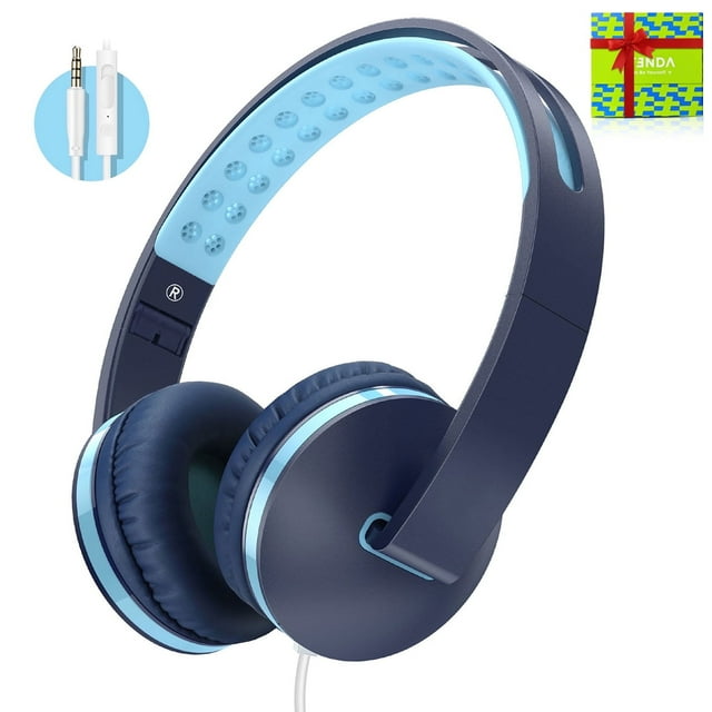 Kids Headphones for School, Seenda Lightweight Foldable Stereo Bass ...