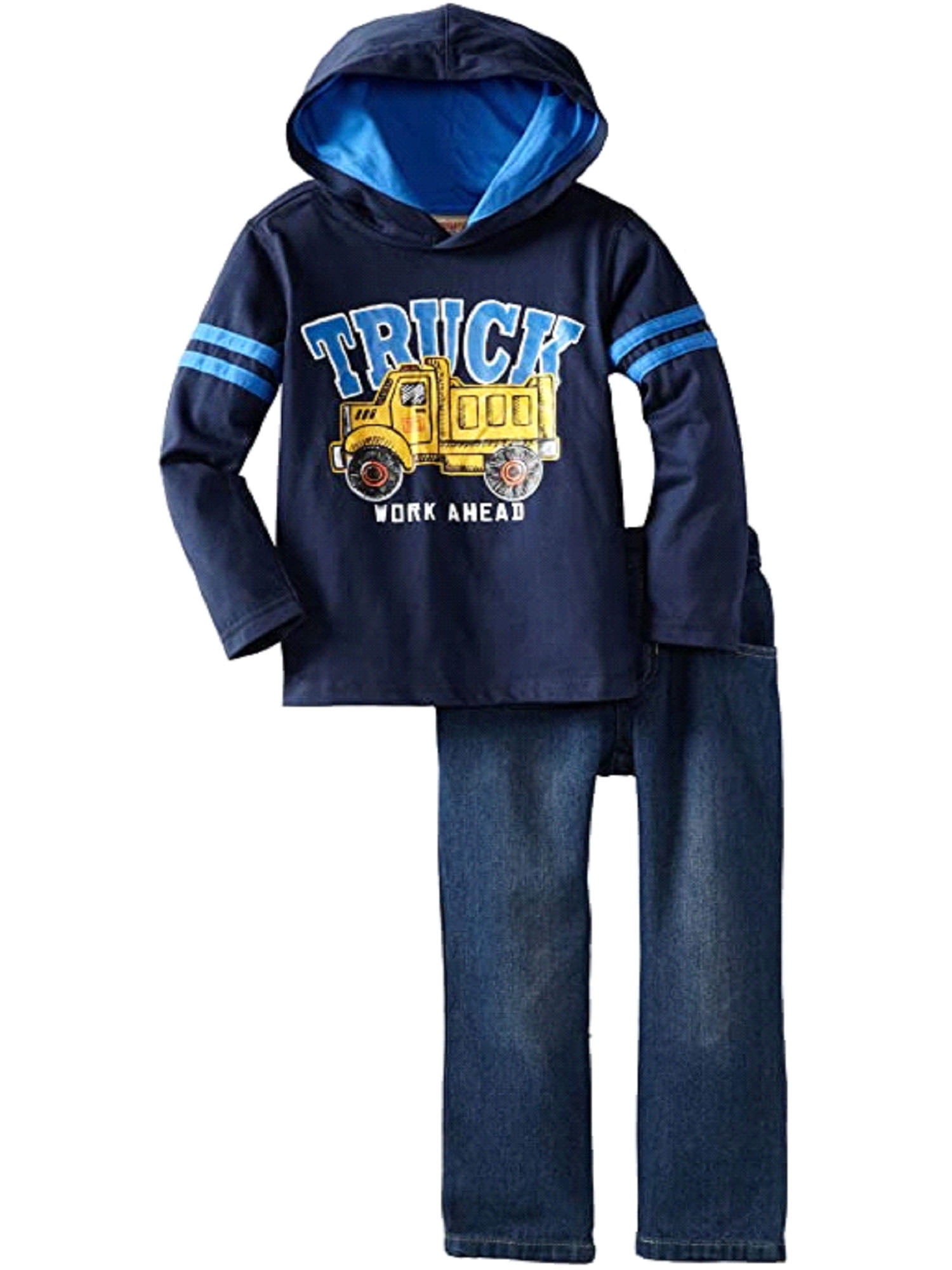 Kids Headquarters Baby Boy Truck Work Ahead 2-Piece Outfit with Long ...