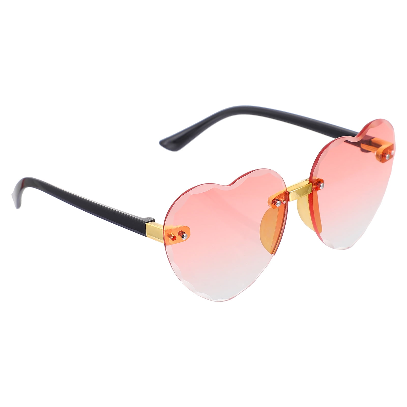 Favor Heart Sunglasses Kids Children's Transparent Candy Color ...