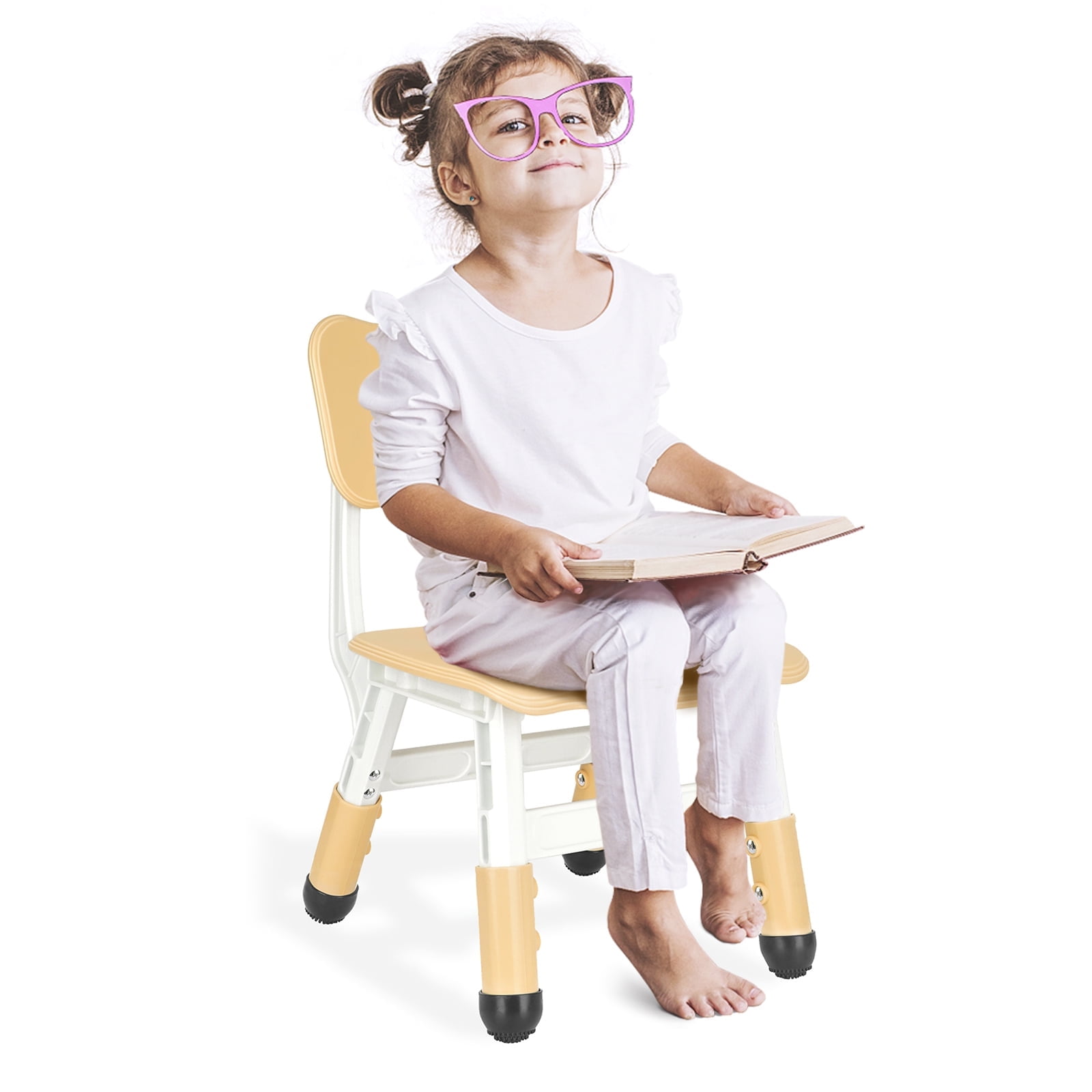 Height Adjustable Toddler Chair Max Load 220LBS Plastic Indoor Outdoor ...