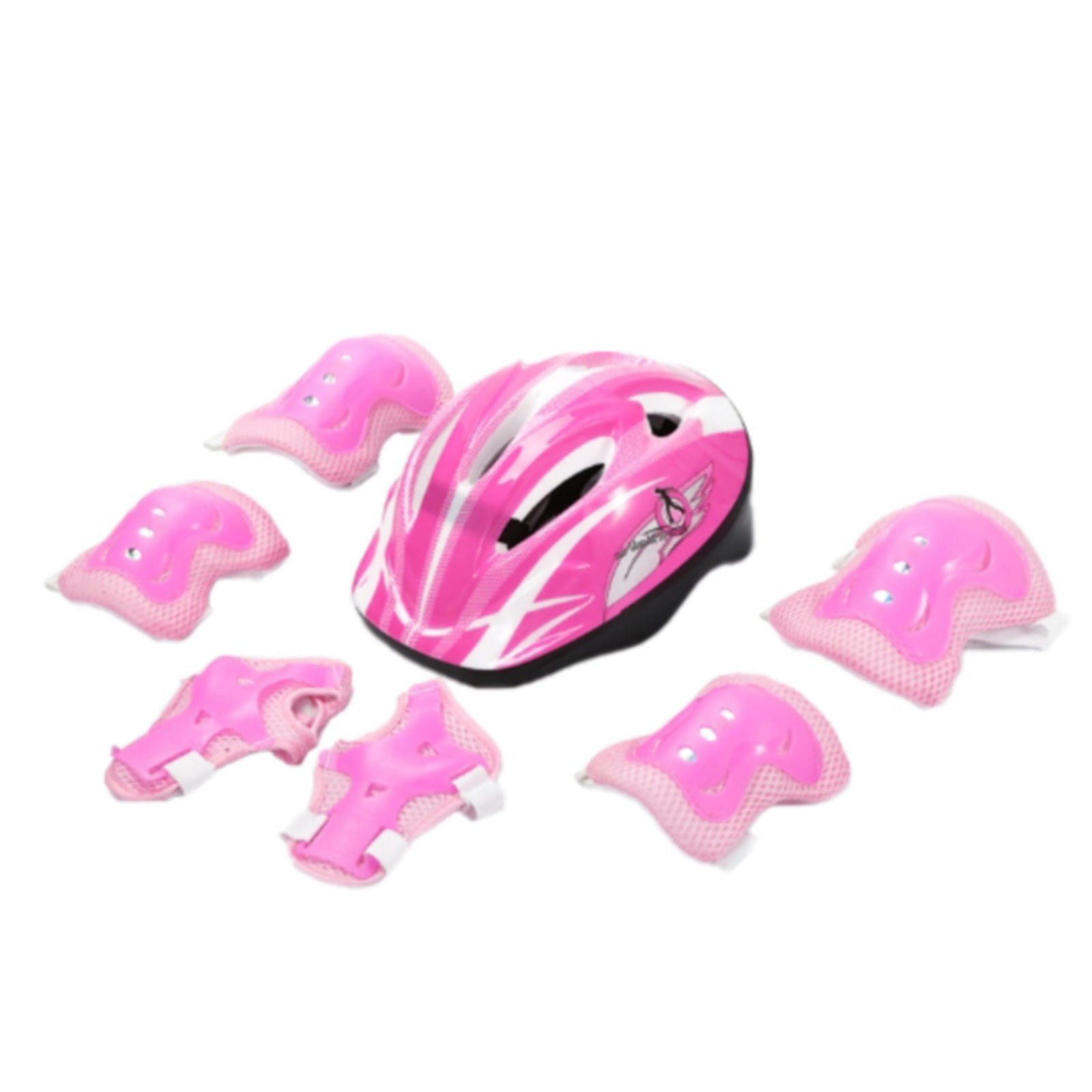 Kids Helmet Knee Elbow Pads Wrist Guard Sport Protective Gear ...