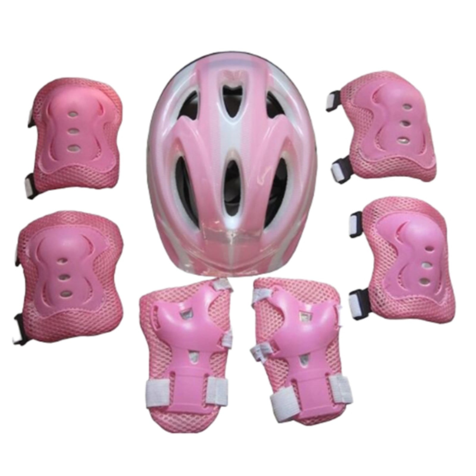 Kids Helmet Knee Elbow Pads Wrist Guard Sport Protective Gear ...