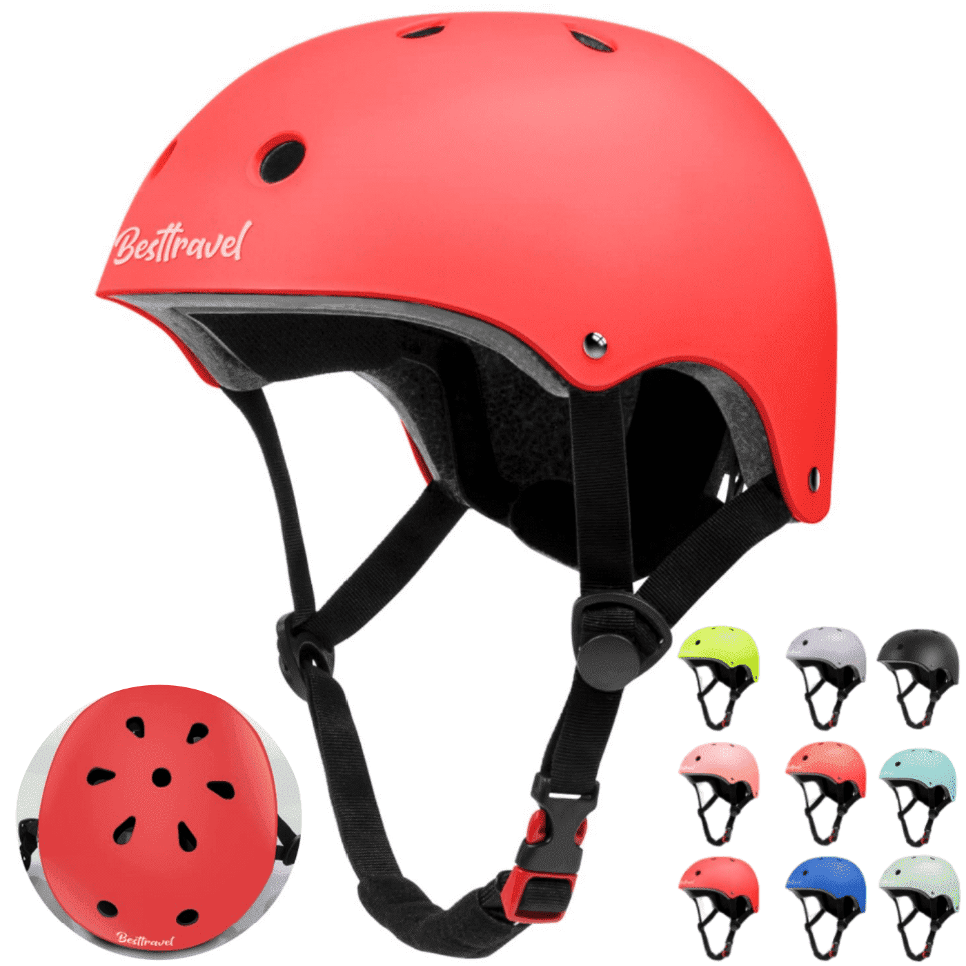 Besttravel Kids Bike Helmet, Toddler Bicycles Helmets for Ages 3-8 ...