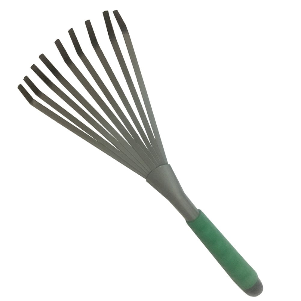 Kids Helper 9 Tine Garden Rake Hand Rakes Fan Rakes for Kids C52 ...