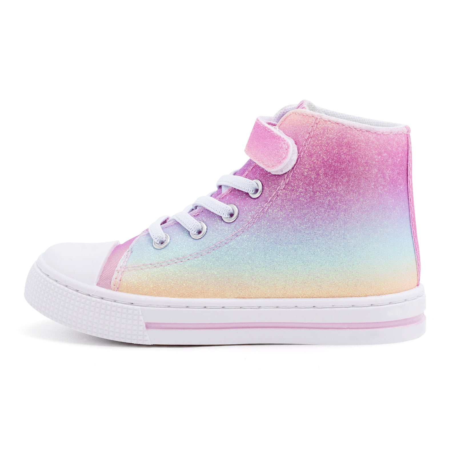 Kids High Top Sneakers Toddler Easy Fasten Canvas Shoes Boys Girls ...