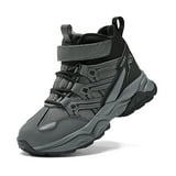 Boys Snow Boots Winter Waterproof Antiskid Boots Hiking Outdoor Shoes ...