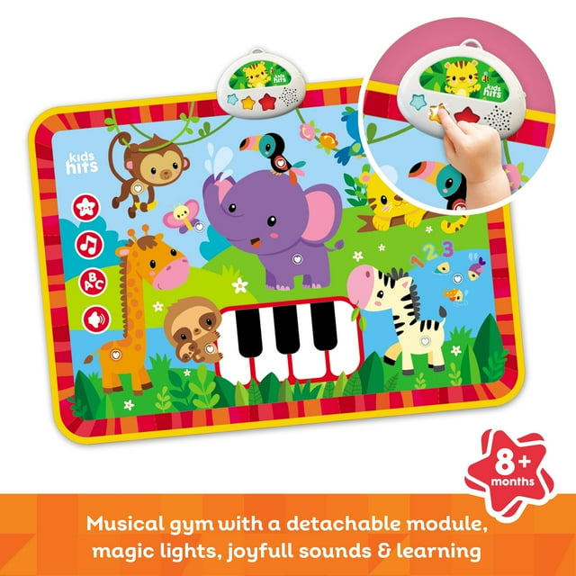 Kids Hits Educational Baby Light and Sound Mat Toy Musical Zoo ...