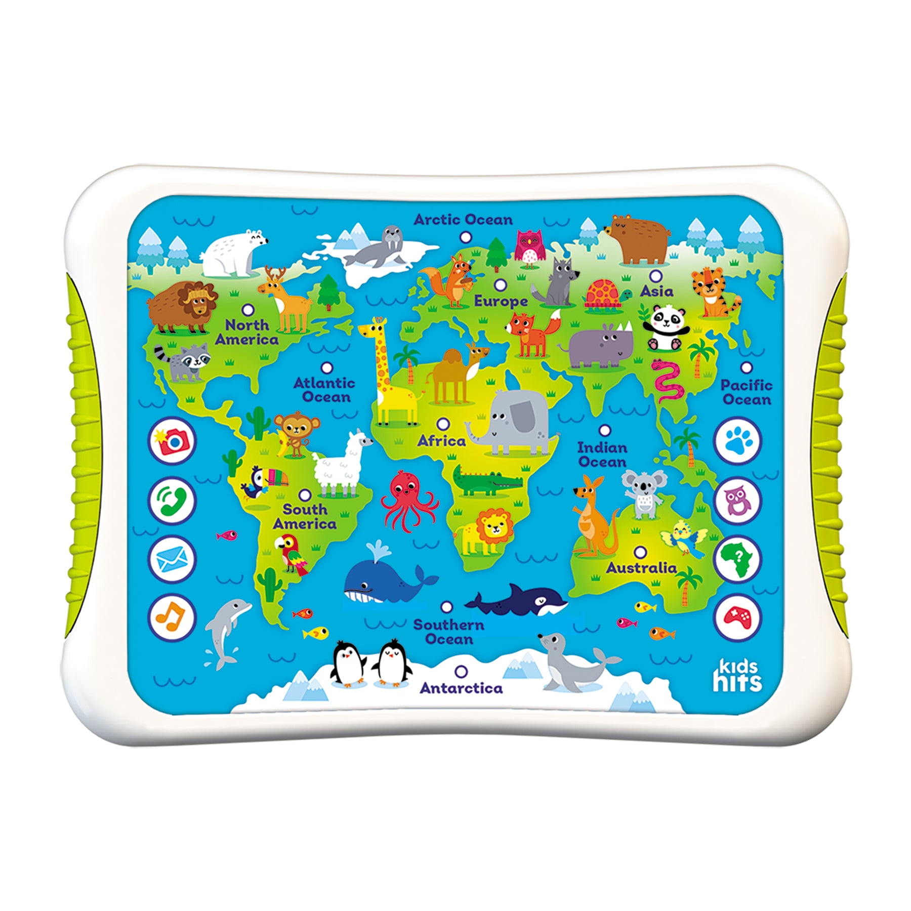 Kids Hits Educational Toddler Hit Pad Toy Discovery Atlas - Walmart.com