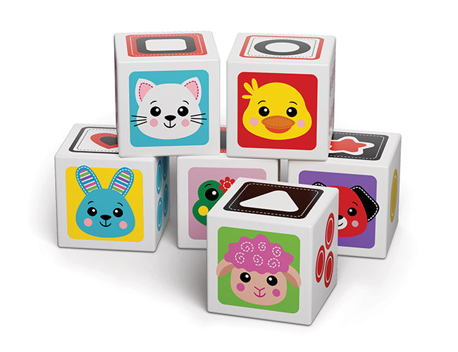Kids Hits: My First Wooden Cubes - Stack, Match, and Explore with Six ...
