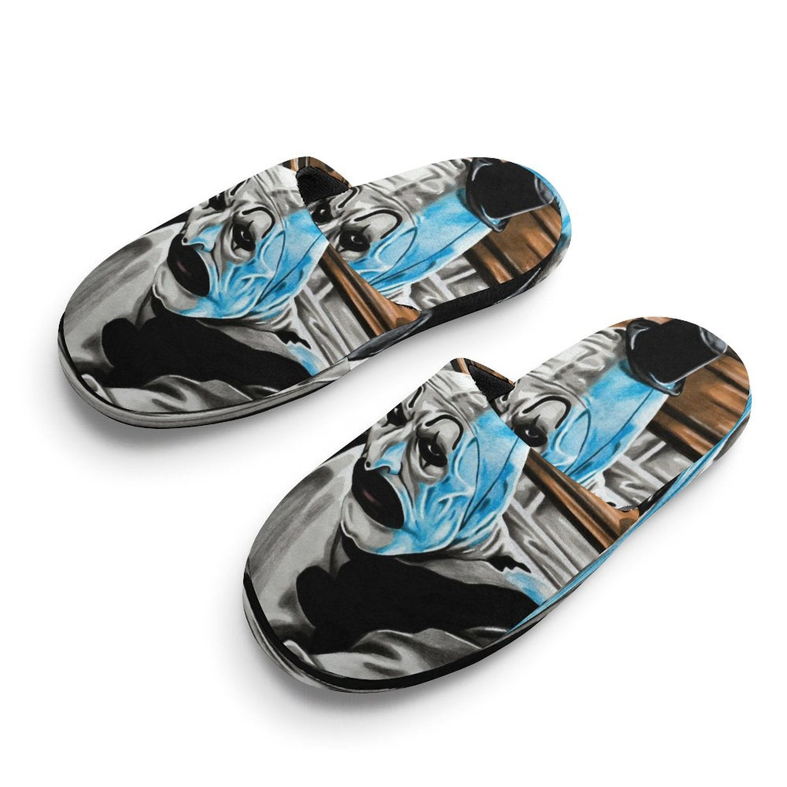 Kids Horror Movie Terrifier Cotton Slippers Indoor Shoes Memory Foam ...