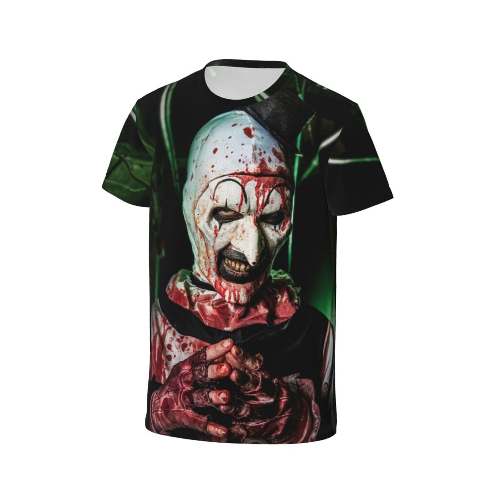 Kids Horror Movie Terrifier Graphic Tees Funny Cartoon 3D Print Short Sleeve T Shirts for Youth ...