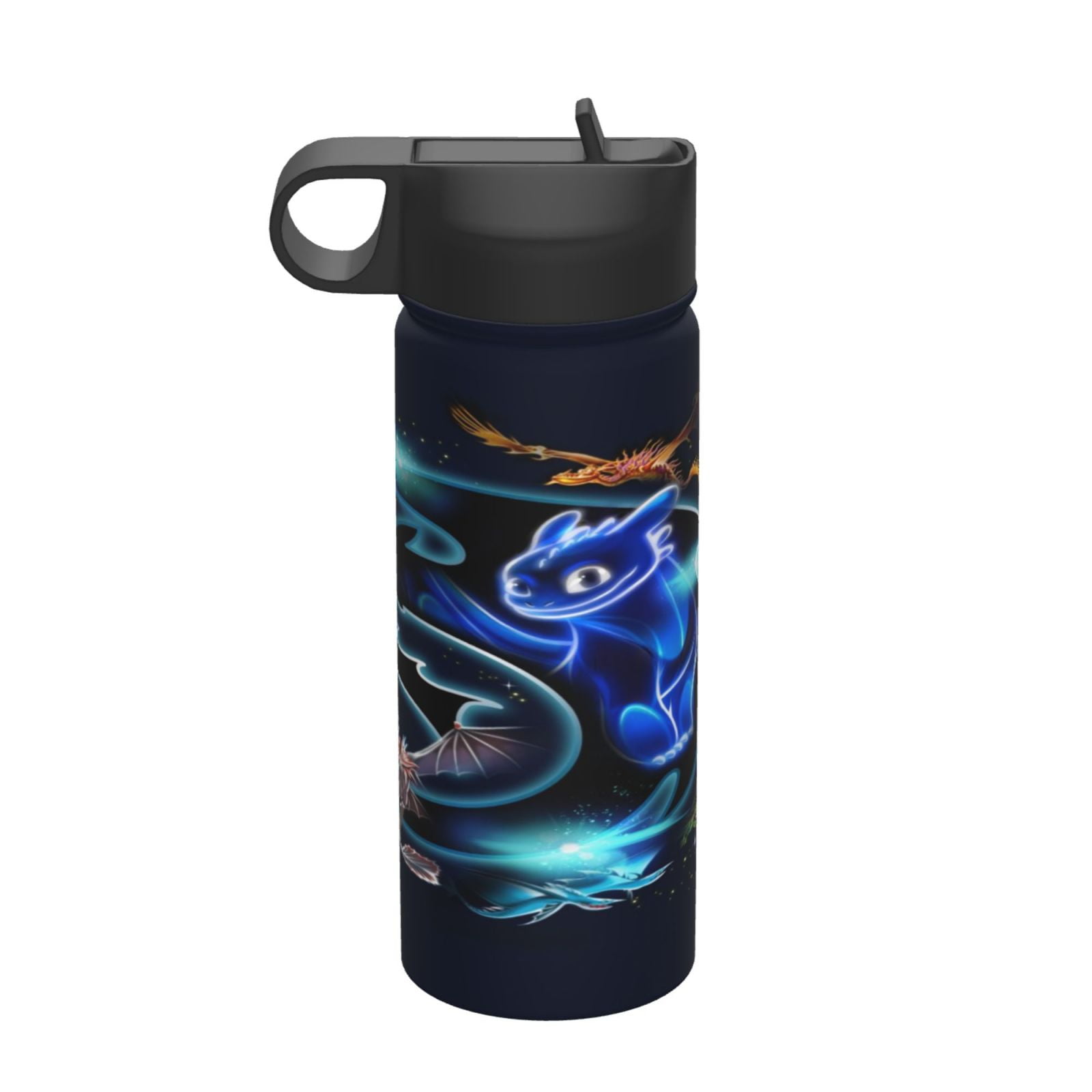Kids How To Train Your Dragon Toothless Water Bottle Vacuum Insulated ...