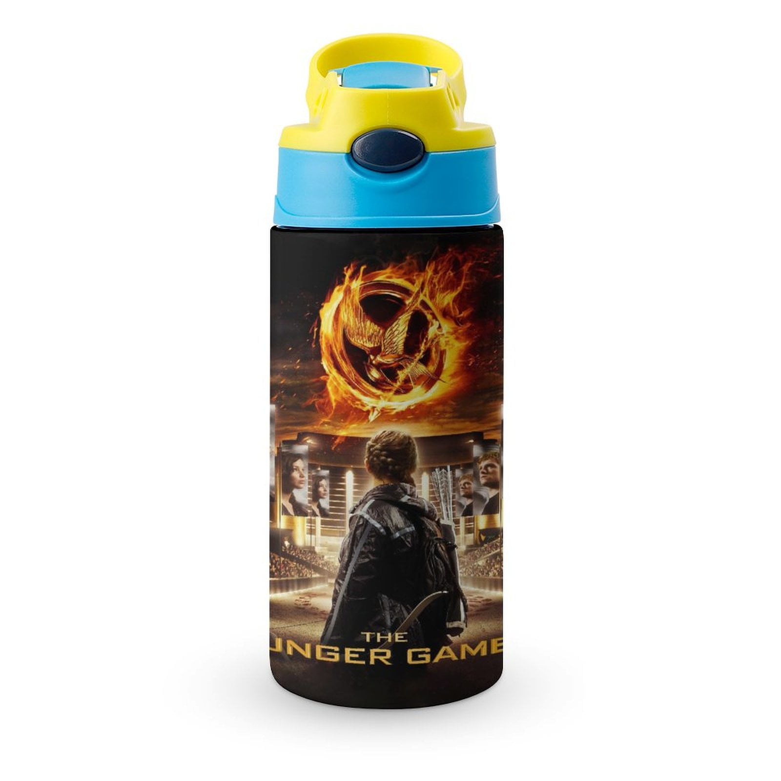 Kids The Hunger Games Water Bottle Cartoon Insulated Water Bottle ...