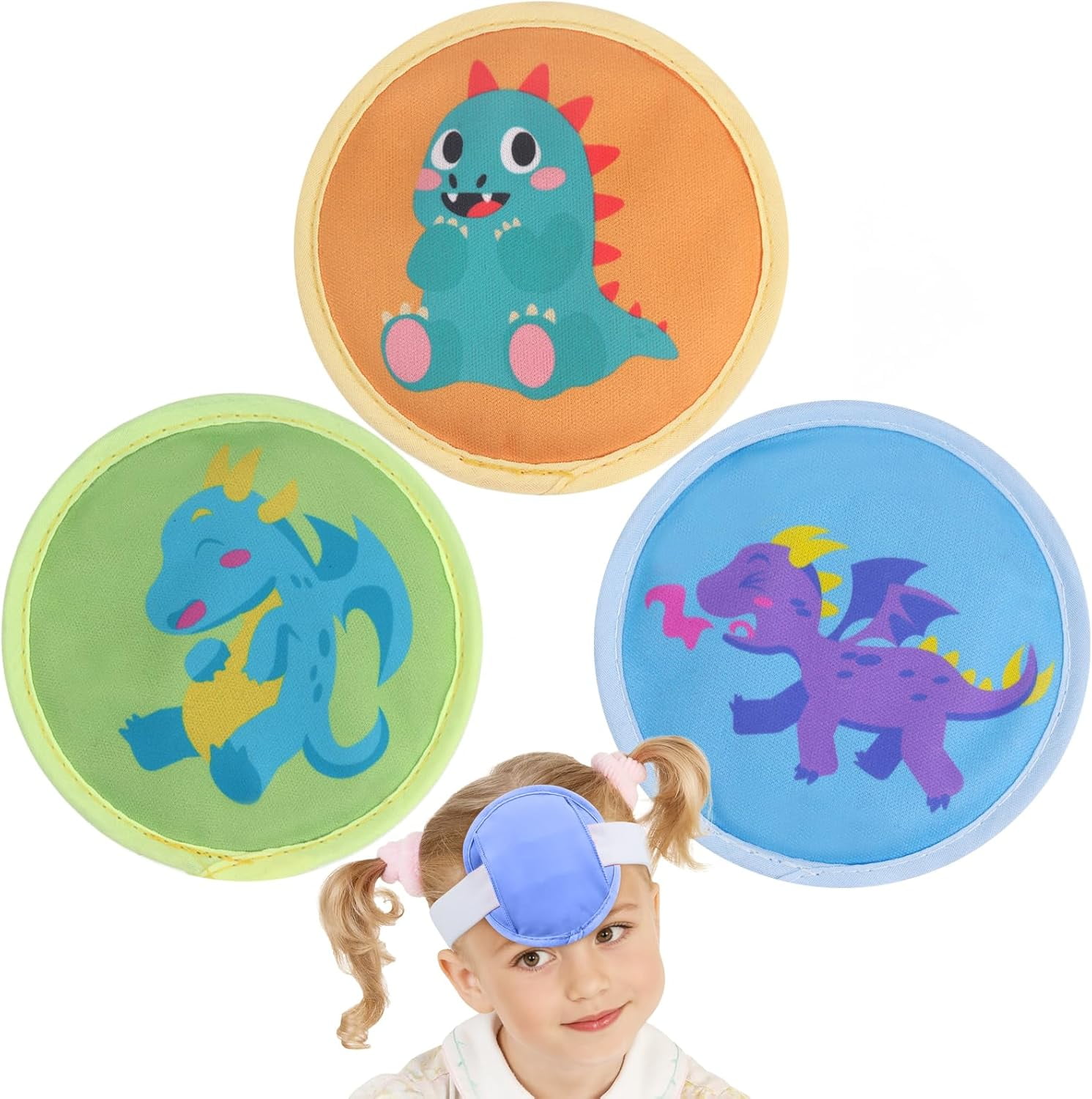 Kids Ice Pack, 3 Hot Cold Packs with Hand Held and Extra Straps for ...