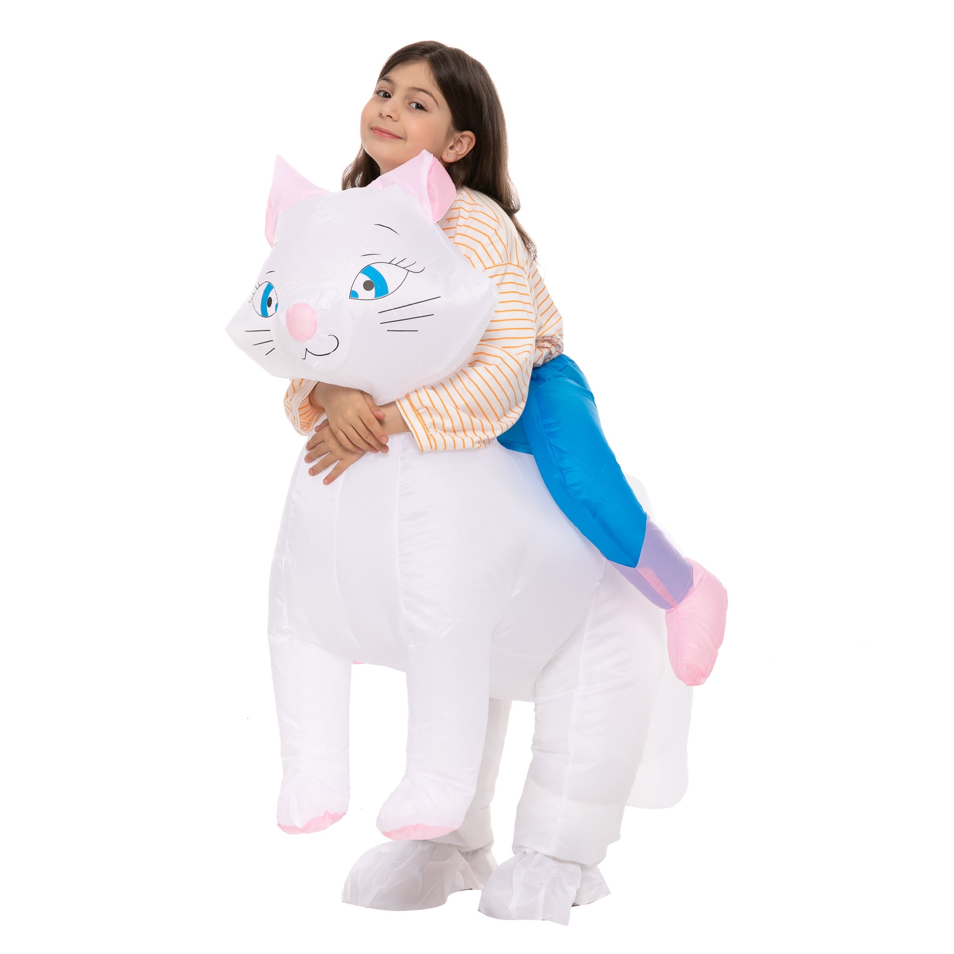 Kids Inflatable Animal Ride-On Costumes: Cute Horse, Dog, Pig, Duck ...
