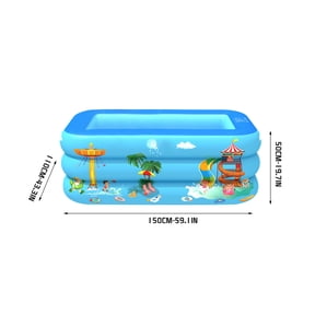 Free Shipping! Bluescape Inflatable Family Swimming Pool with 2 Seats ...