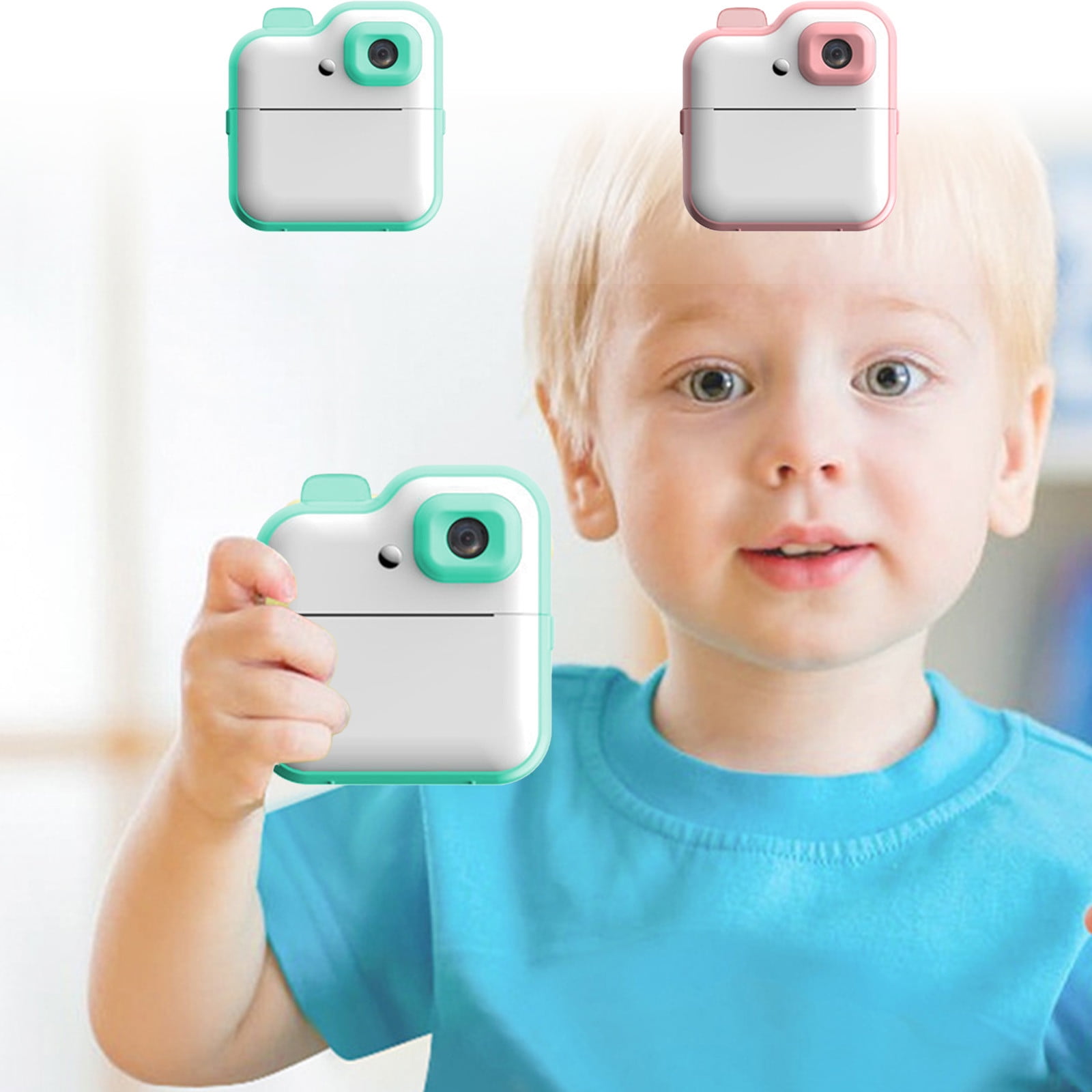 Kids Instant Print Camera, 24 Megapixels, 2.4 Inch IPS Screen, Wireless ...