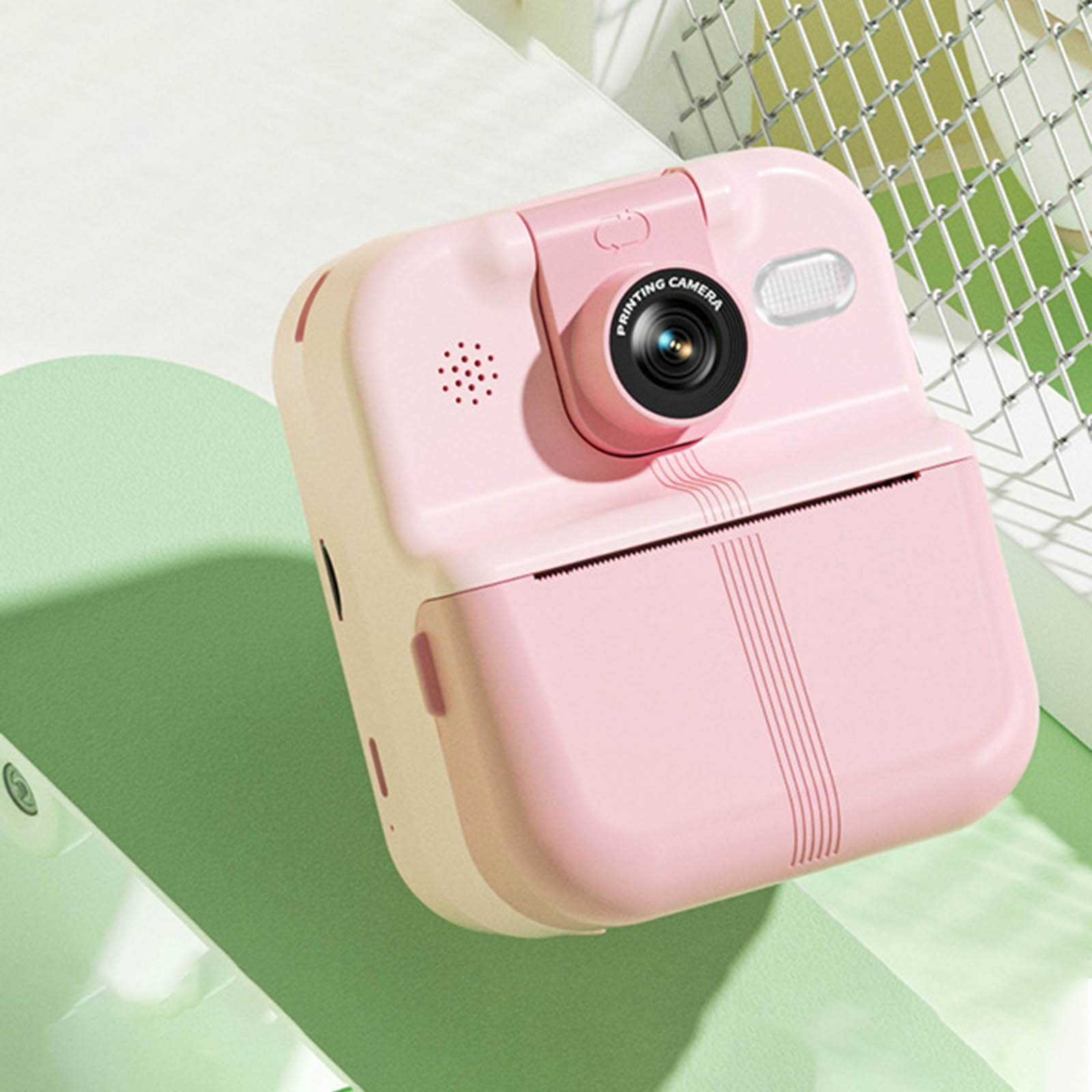 Kids Instant Print Camera - 24MP HD Rotating Lens Thermal Photo Printer ...