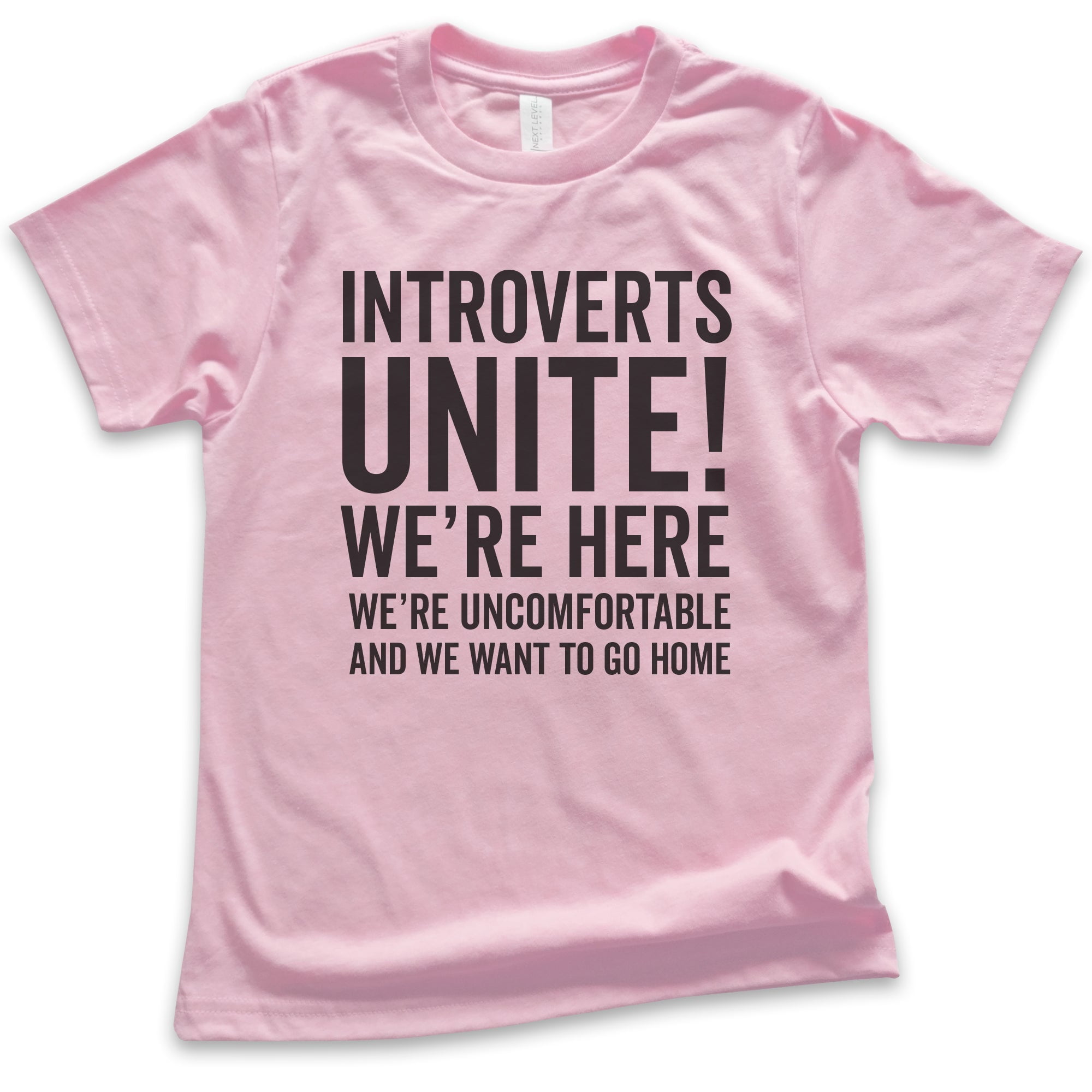 Kids Introverts Unite Shirt, Youth Kids Boy Girl T-Shirt, Uncomfortable ...