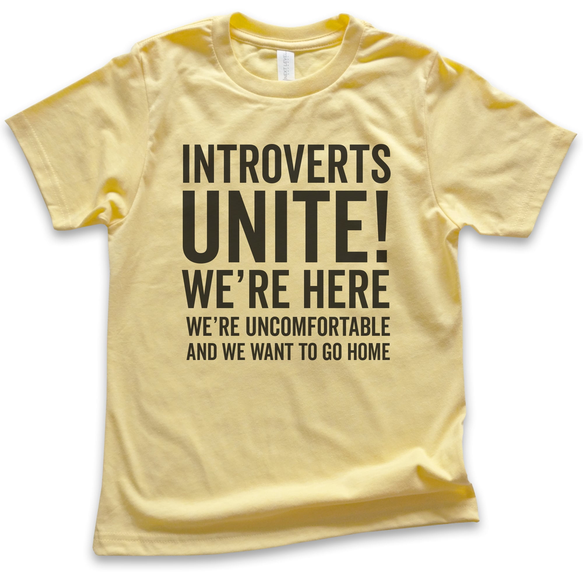 Kids Introverts Unite Shirt, Youth Kids Boy Girl T-Shirt, Uncomfortable ...