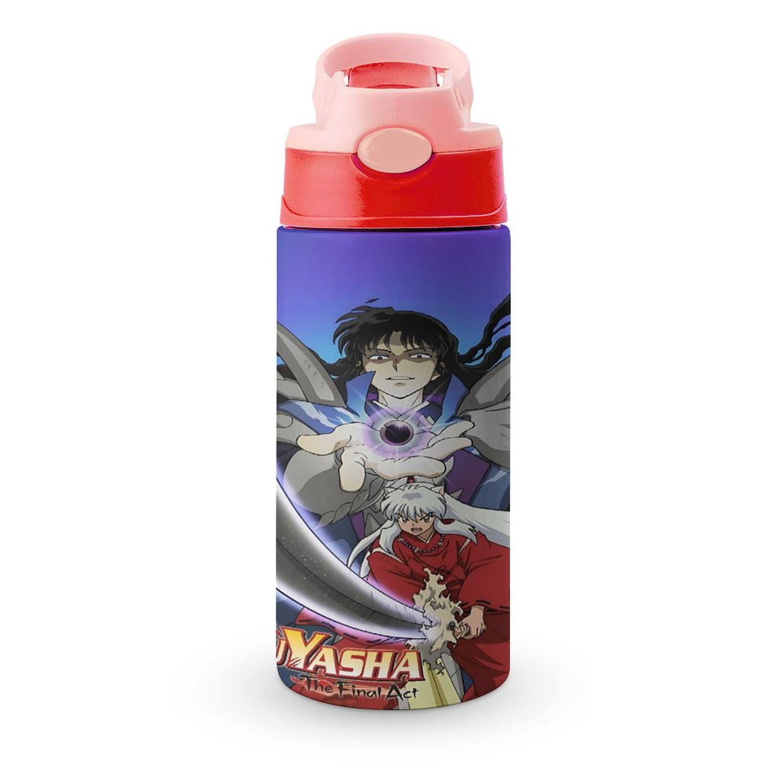 Kids Inuyasha The Final Act Water Bottle with Straw Lid Vacuum ...