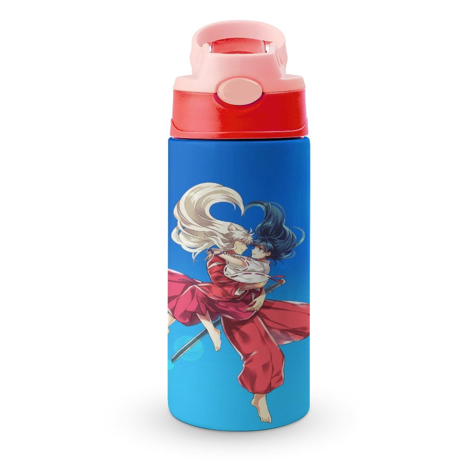 Kids Inuyasha The Final Act Water Bottle with Straw Lid Vacuum ...