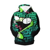 Kids Inva-der Monster Z1m Gir Hoodie 3D Printed Fashion Novelty ...
