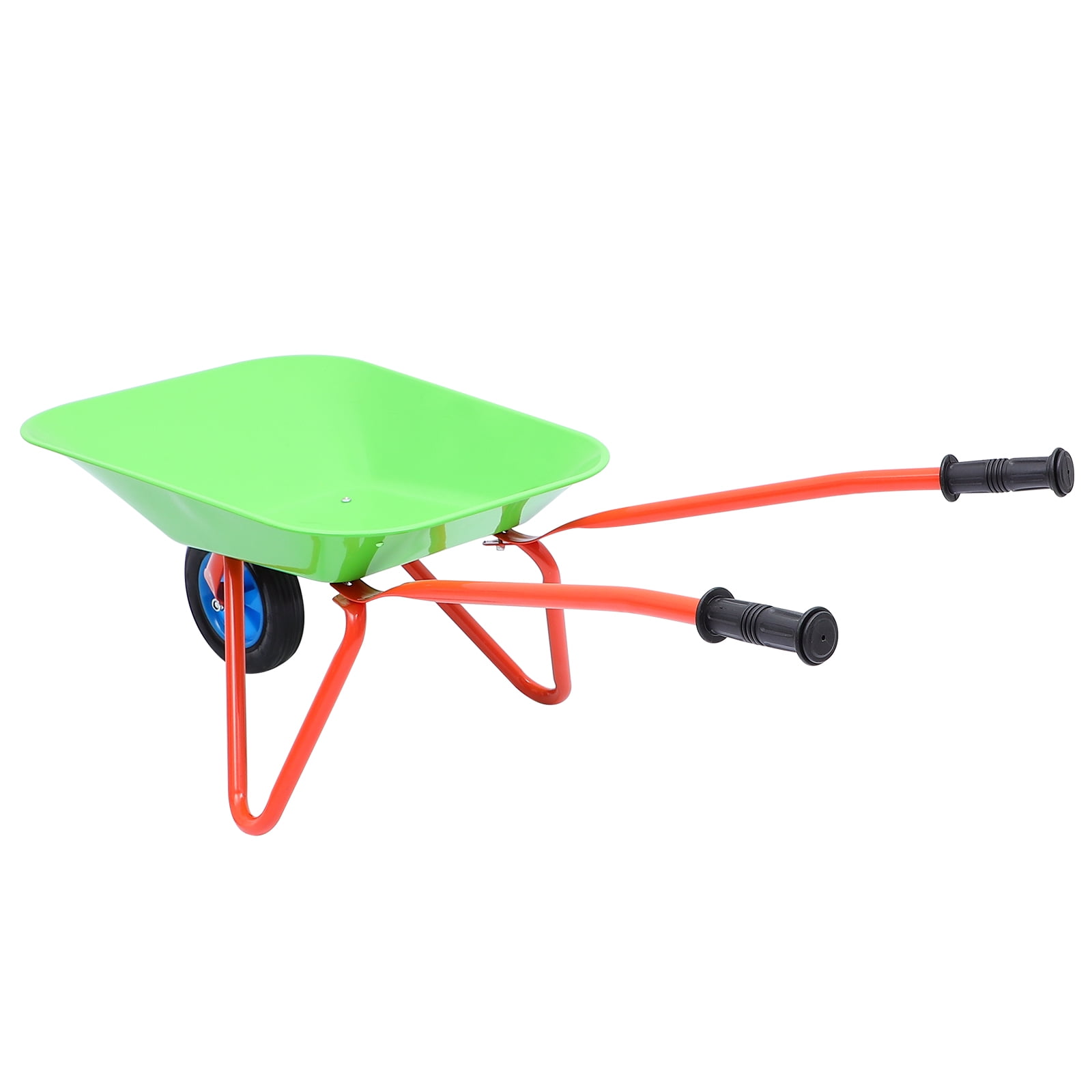 Kids Iron Wheelbarrow Pretend Play Game Plaything Yardwork Gardening ...