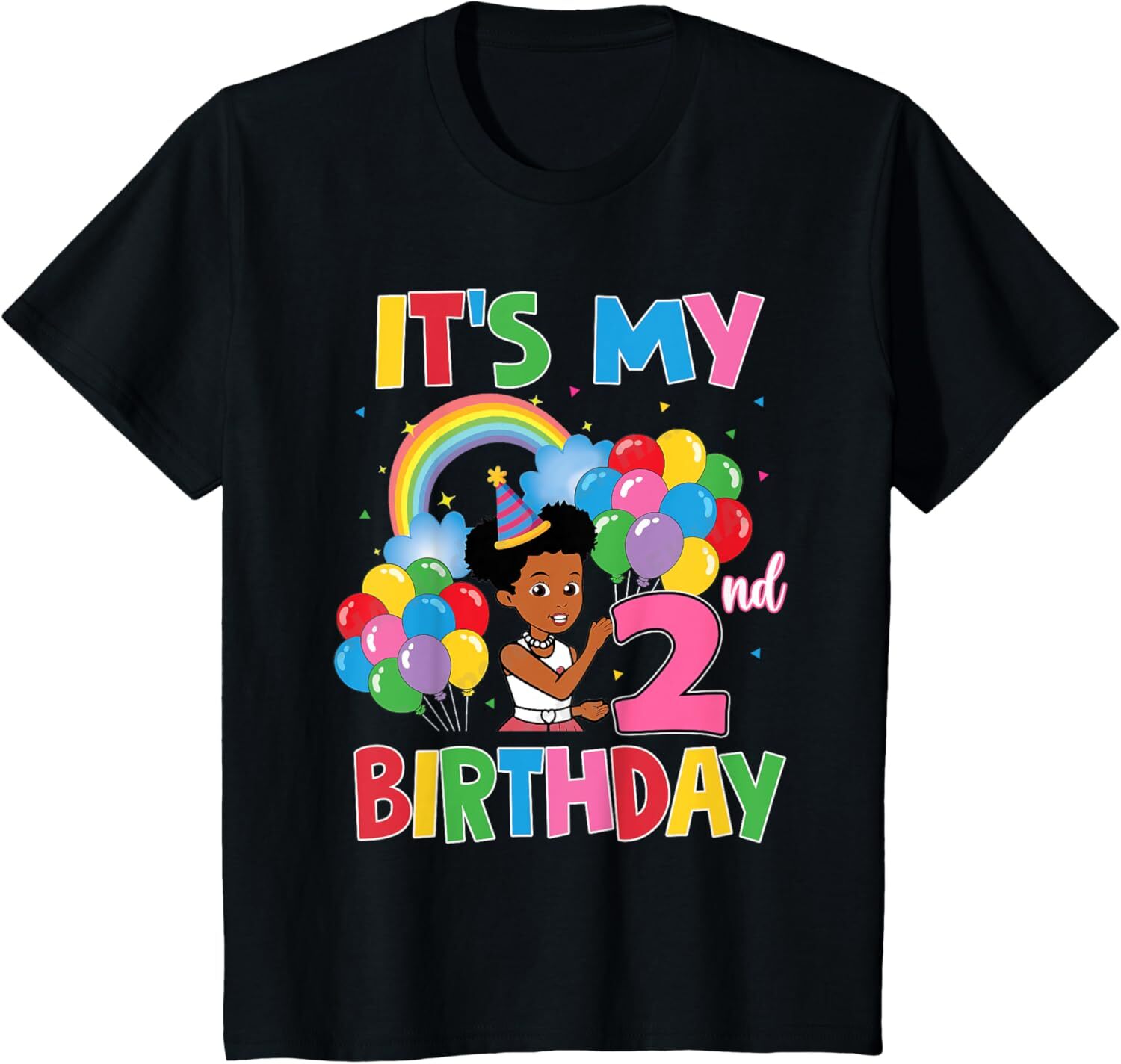 Kids It's My 2nd Birthday Gracie's Corner Two Years Old Bday T-Shirt ...