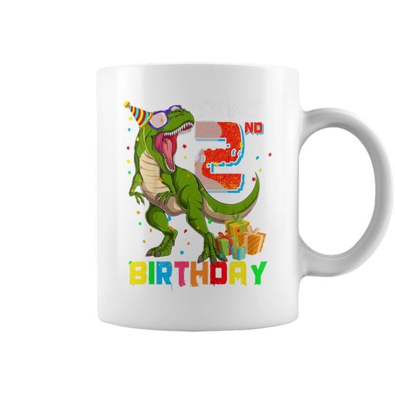 Kids Its My 2Nd Birthday Boy Gift 2 Year Old T Rex Dinosaur - Walmart.com