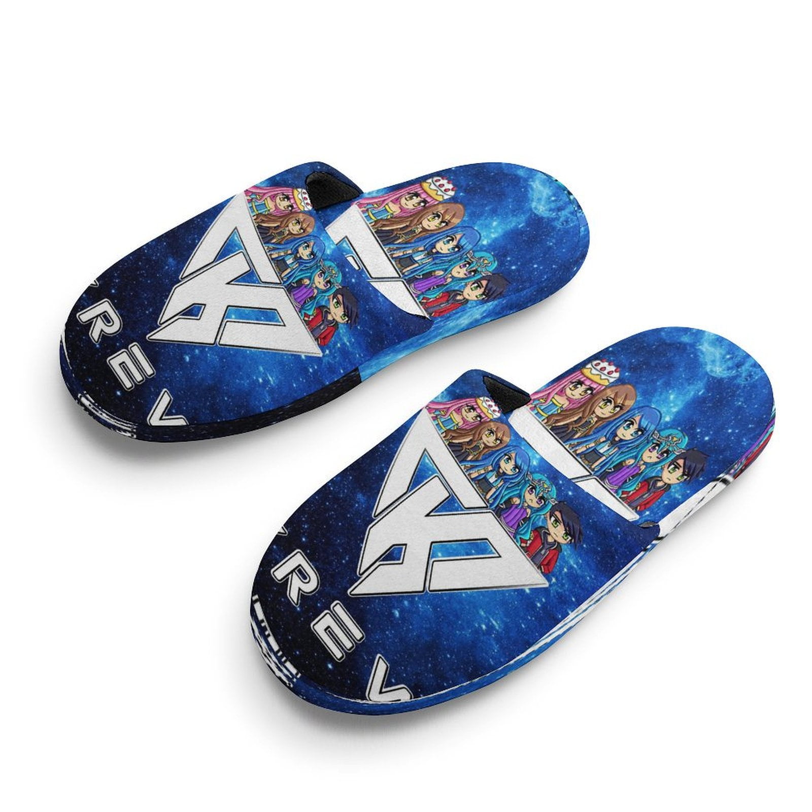 Kids ItsFunneh Krew Cotton Slippers Boys Girls Indoor Outdoor House ...