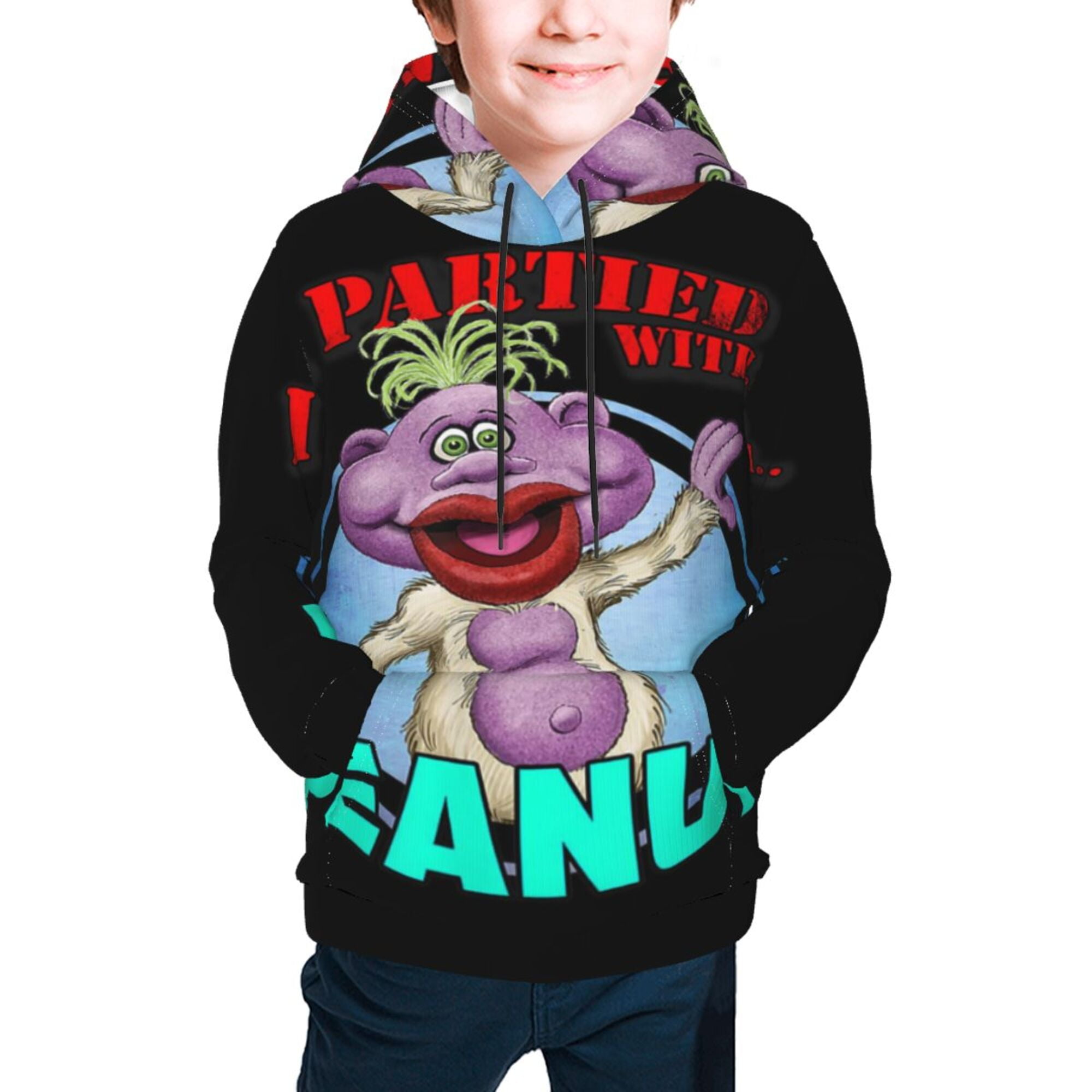 Kids Jeff Cartoon Dun-,Ha Pullover Hoodie With Pocket 3d Printed ...