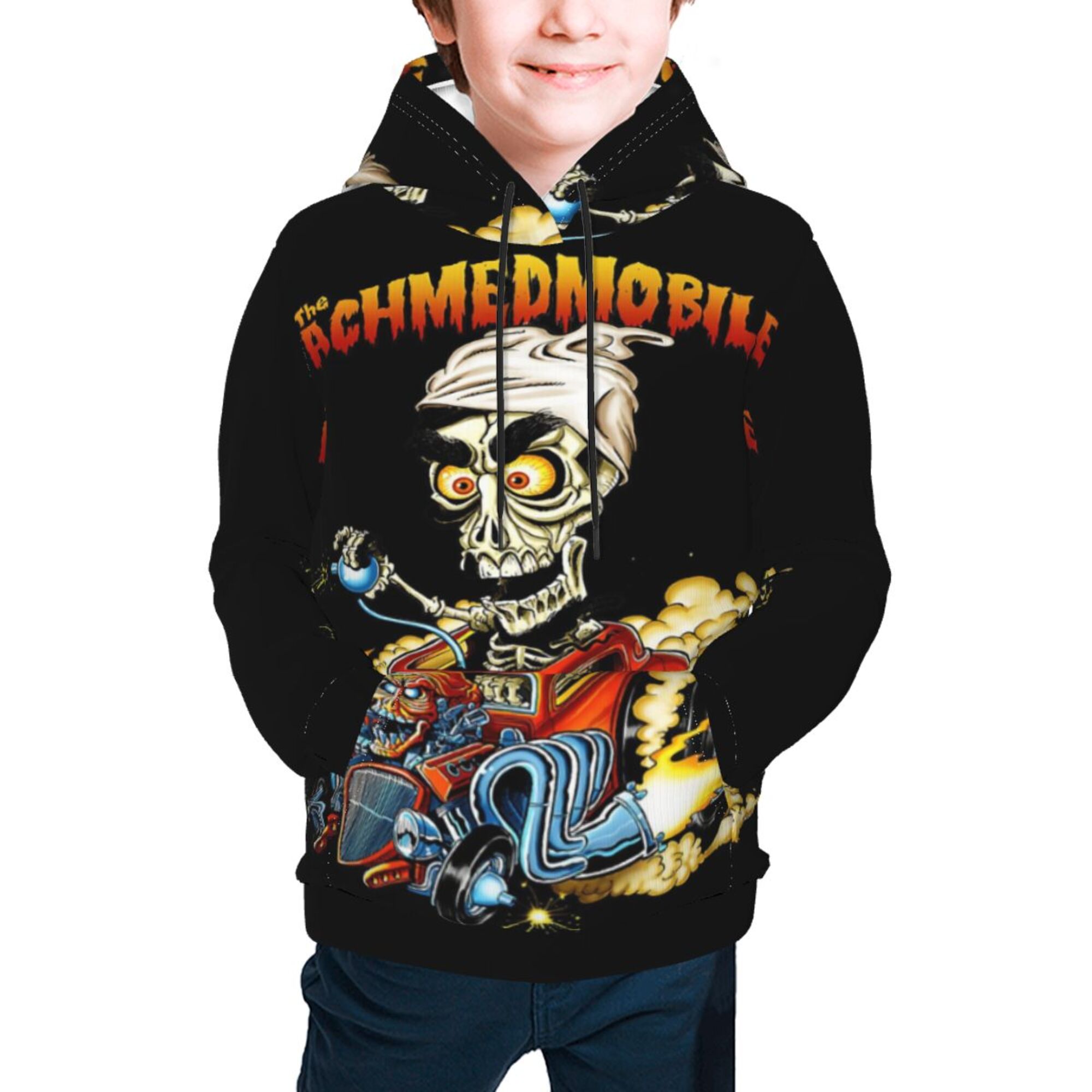Kids Jeff Cartoon Dun-,Ha Pullover Hoodie With Pocket 3d Printed ...
