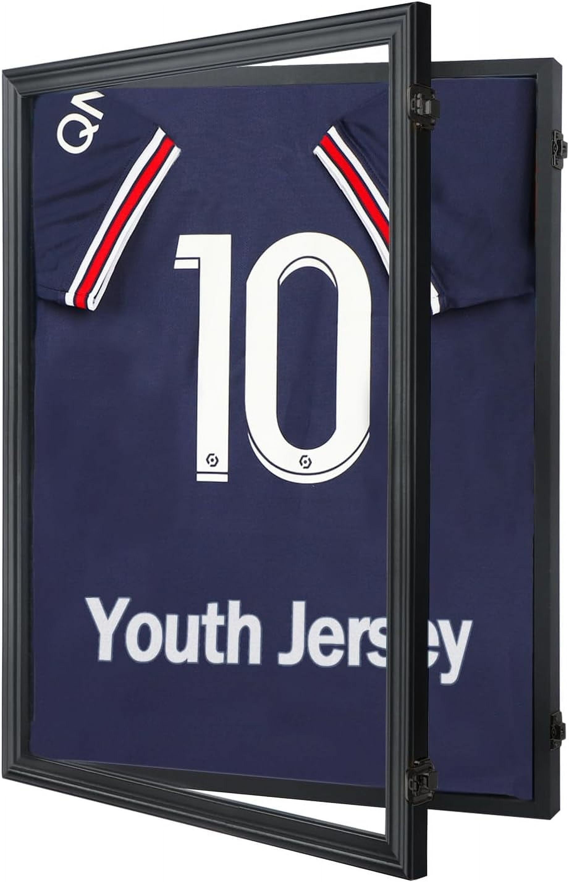 Kids Jersey Frame Display Case Lockable, Sport Jersey Shadow Box with ...