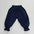 Kids Joggers Boys Slacks Navy Thin Cotton Elastics Waist Summer Fall ...