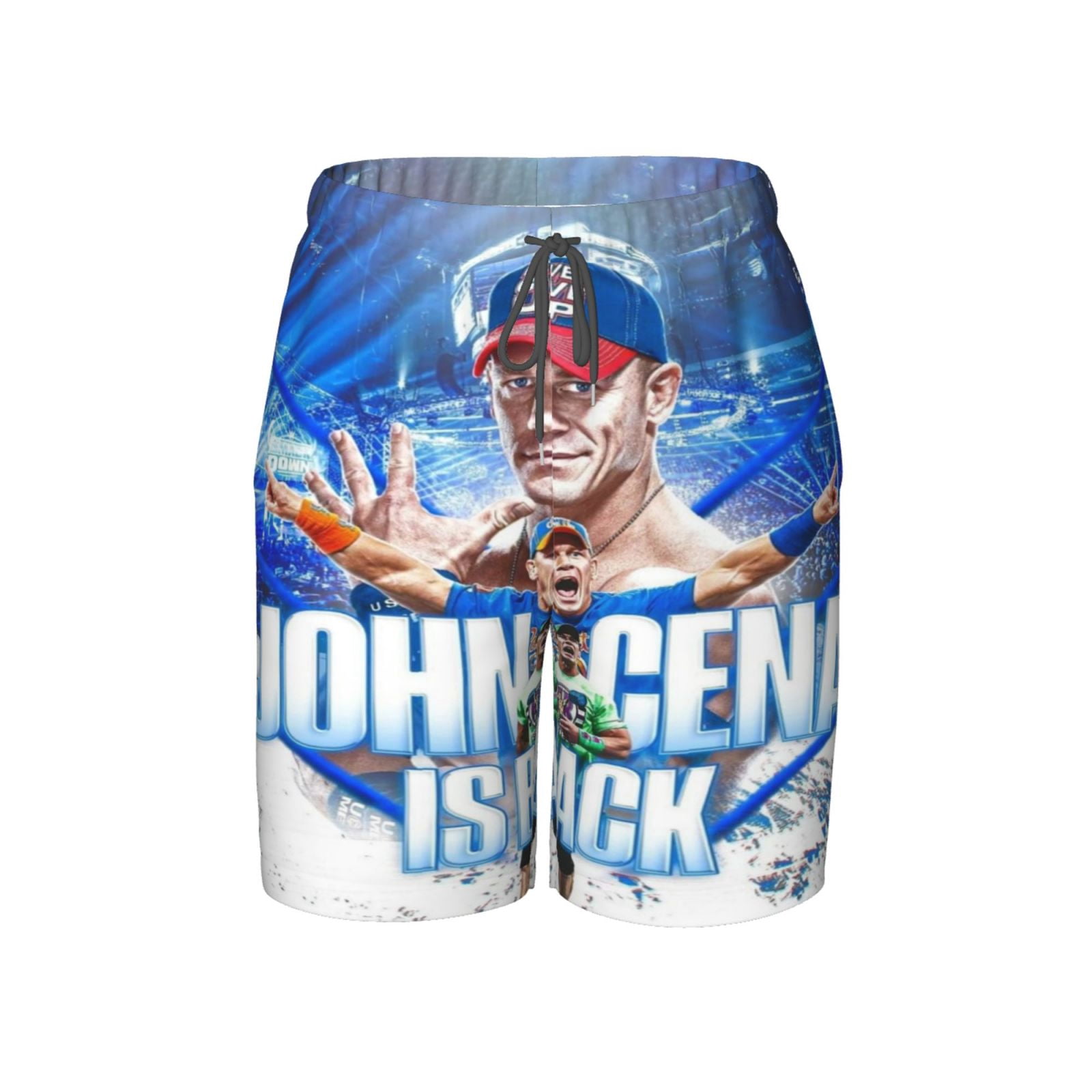 Kids John Wrestler Cena Beach Shorts with Mesh Liner Swim Trunks Swim ...