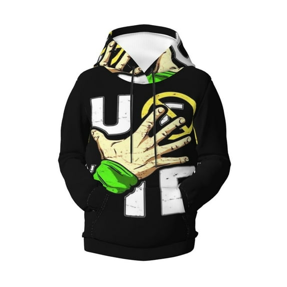 Kids John Wrestler Cena Hoodie with Pocket Cartoon Printed Pullover ...