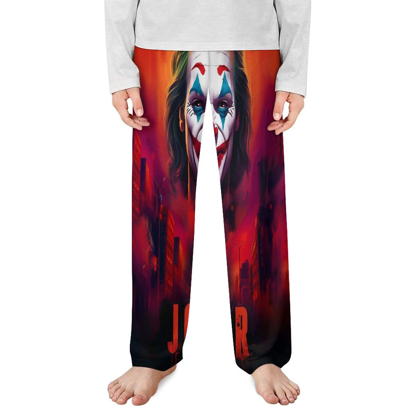 Kids Joker Pajamas Pant Comfortable Drawstring Lounge Pajama Pants ...