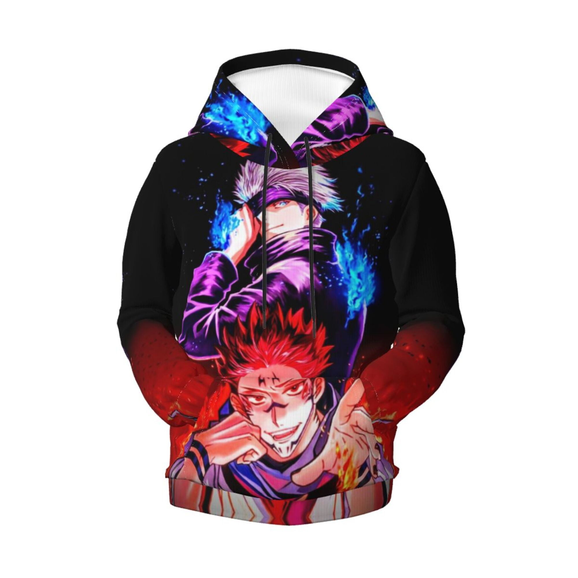 Kids Jujutsu Kaisen Gojo Pullover Hoodie With Pocket Lightweight ...