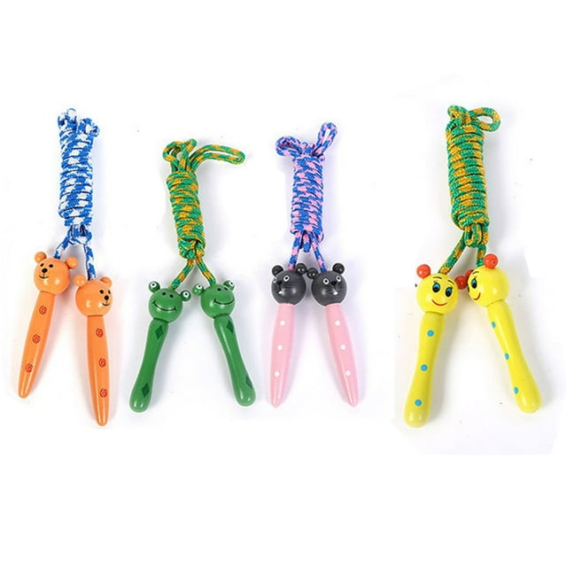 Kids Jump Rope with Wood Handles - Outdoor Fun Activity, Party ...