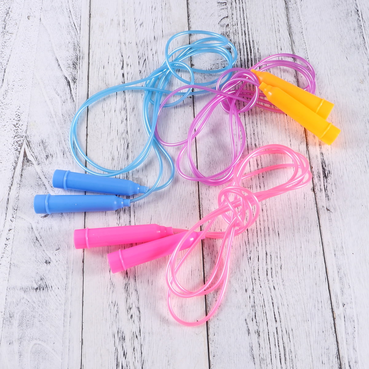 Kids Jumping Rope, 12 PCS Kids PVC Jump Rope Skipping Rope Jumping ...