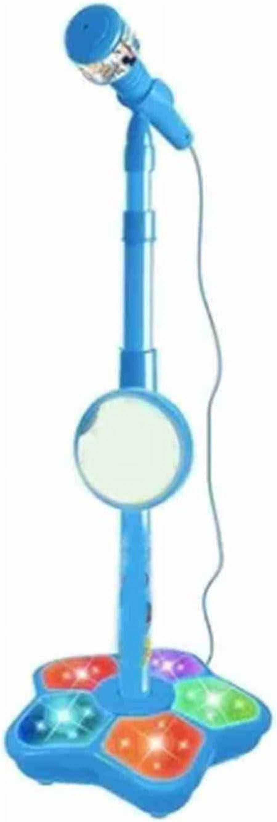 Kids Karaoke Machine with Lights,Microphone with Adjustable Stand ...